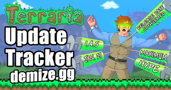 Terraria Updates Tracker - demize.gg